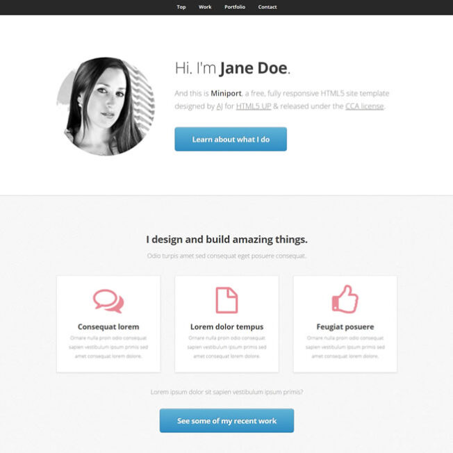 Criar Site Currículo Template HTML 106