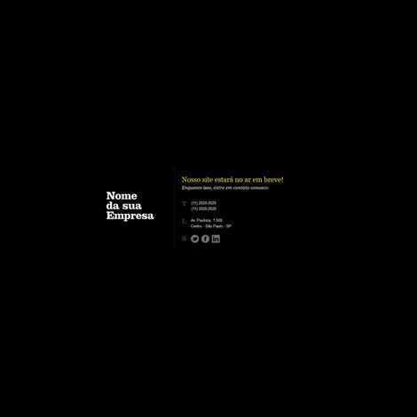 Página Site em Construção